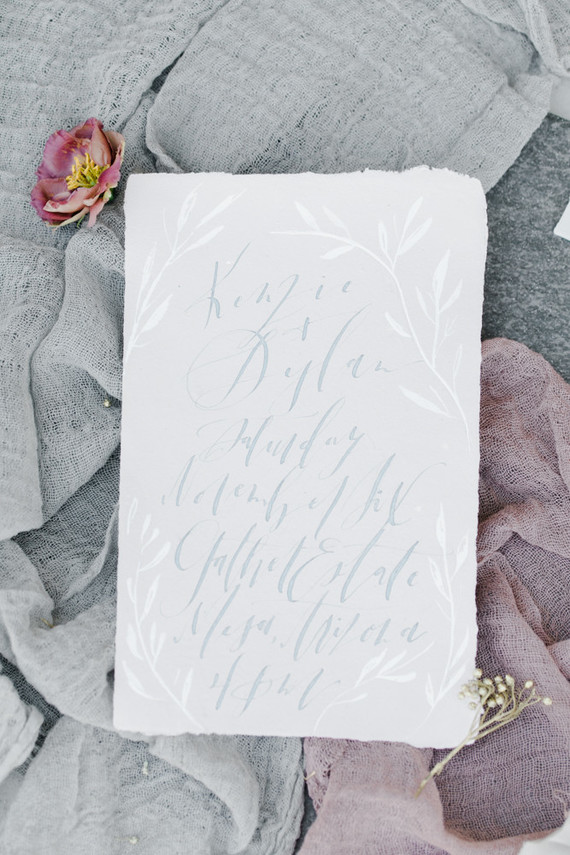 Silver calligraphy | Wedding & Party Ideas | 100 Layer Cake