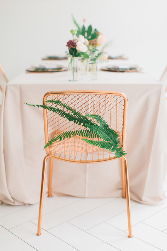 Copper chair | Wedding & Party Ideas | 100 Layer Cake