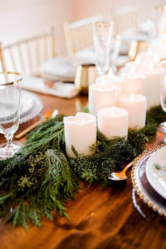 neutral christmas decor | Wedding & Party Ideas | 100 Layer Cake