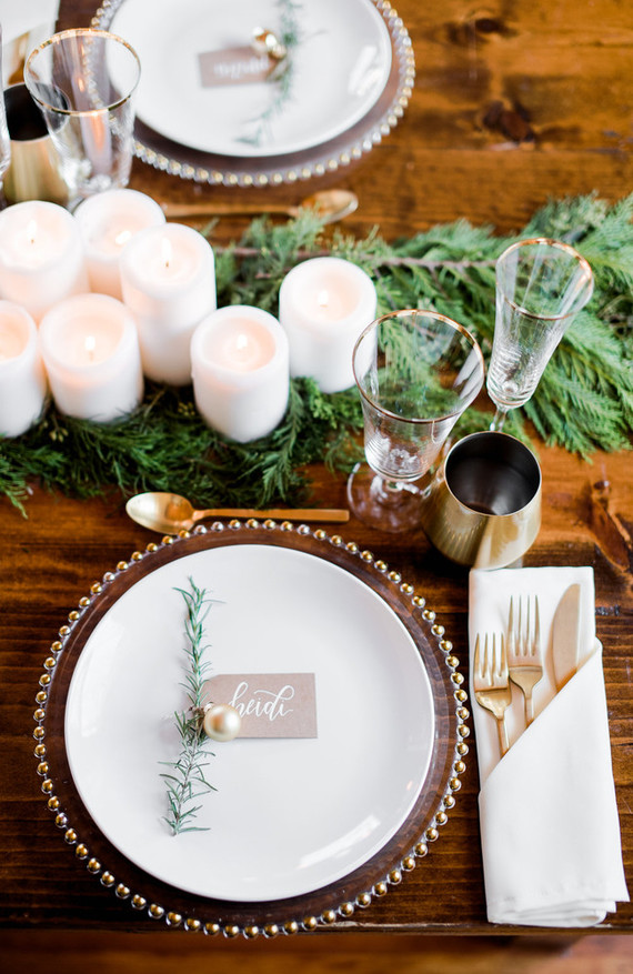 neutral christmas decor | Wedding & Party Ideas | 100 Layer Cake