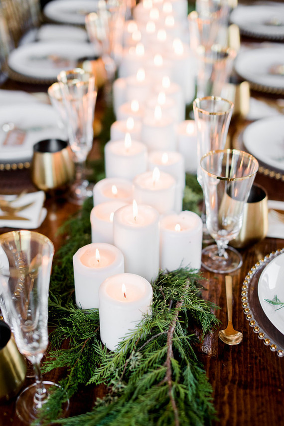 neutral christmas decor | Wedding & Party Ideas | 100 Layer Cake