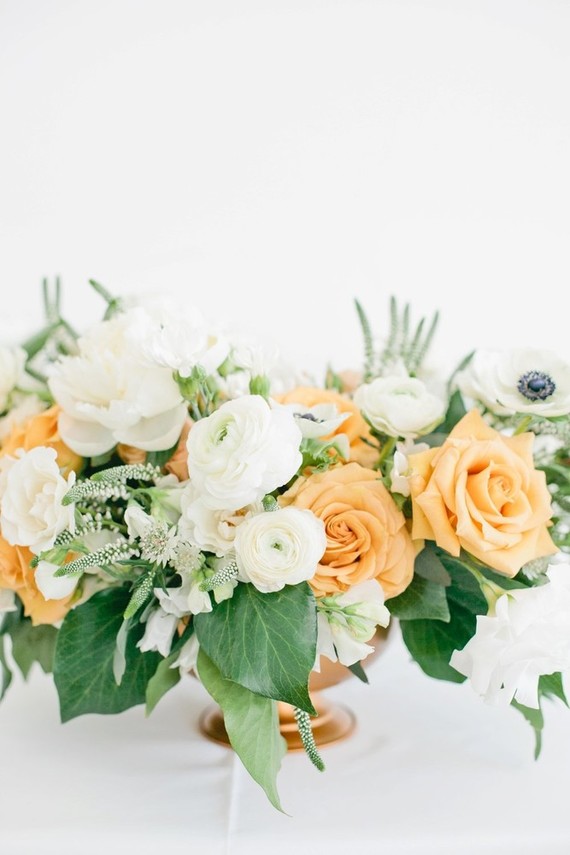 peach and white florals | Wedding & Party Ideas | 100 Layer Cake