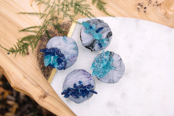 Crystal inspired desserts | Wedding & Party Ideas | 100 Layer Cake