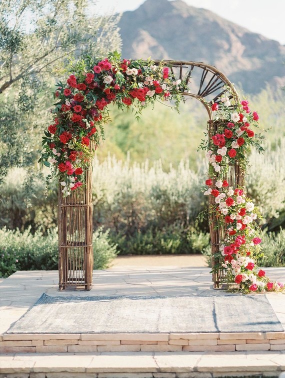 Floral ceremony arch | Wedding & Party Ideas | 100 Layer Cake
