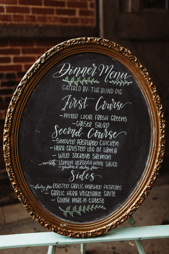 Chalkboard signage | Wedding & Party Ideas | 100 Layer Cake