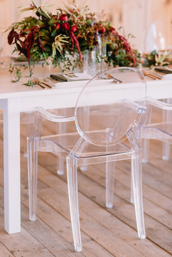 Modern ghost chairs | Wedding & Party Ideas | 100 Layer Cake