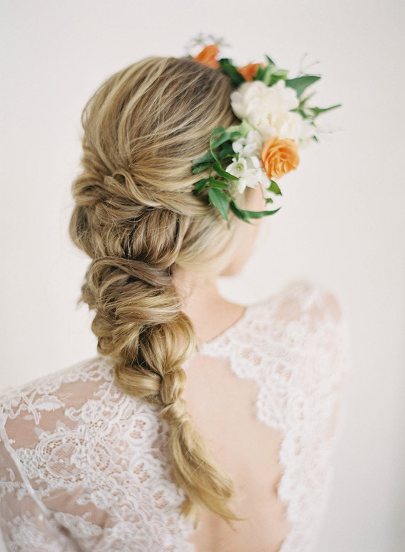 bridal hairstyle | Wedding & Party Ideas | 100 Layer Cake