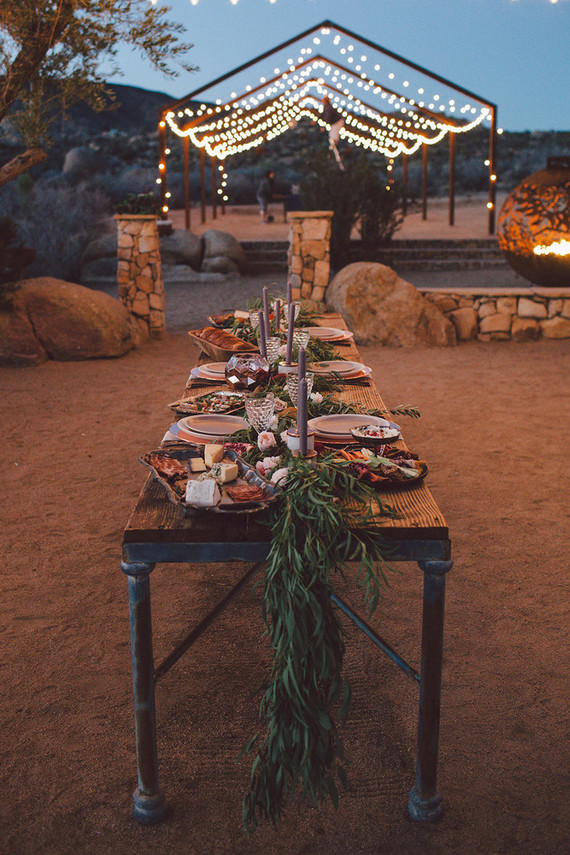 Desert tablescape | Wedding & Party Ideas | 100 Layer Cake