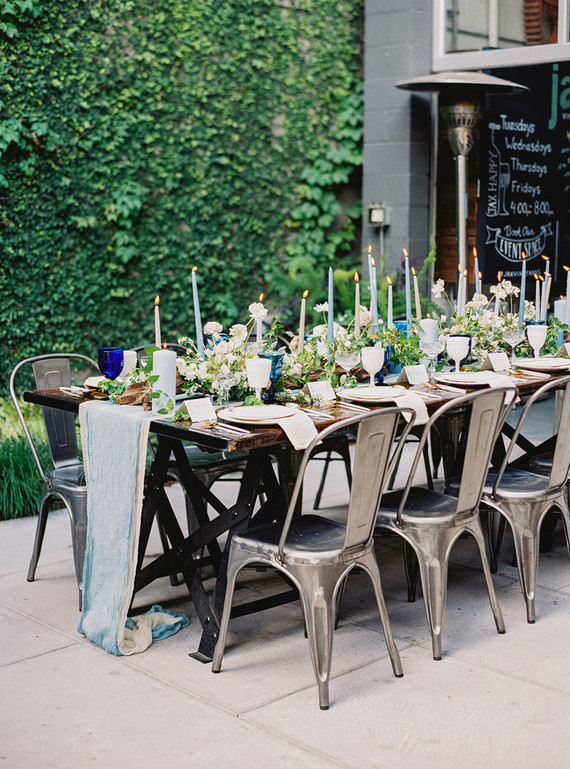 Pink and blue spring tablescape | Wedding & Party Ideas | 100 Layer Cake