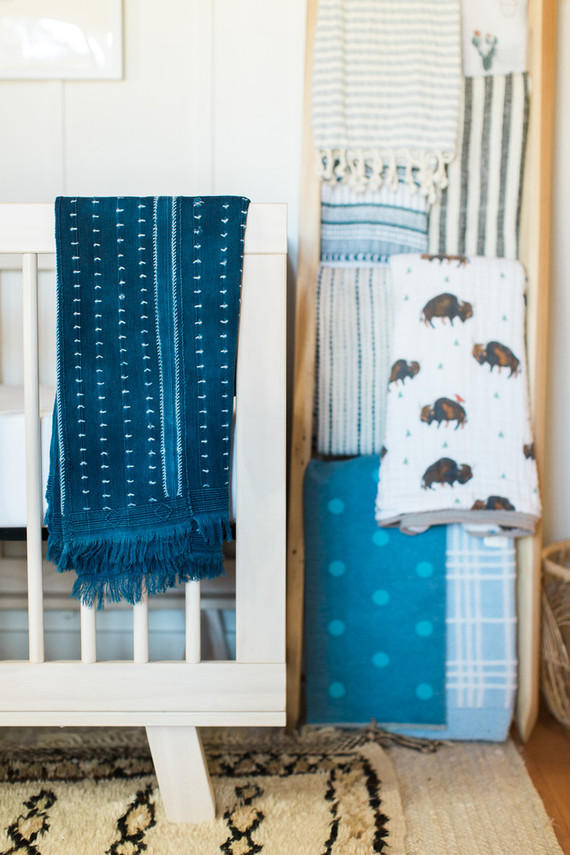 Indigo boho boy's nursery | Wedding & Party Ideas | 100 Layer Cake