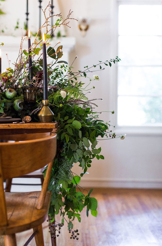 Foliage tablescape | Wedding & Party Ideas | 100 Layer Cake