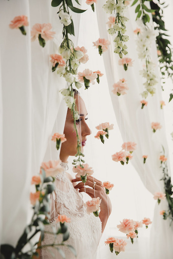 Spring floral backdrop | Wedding & Party Ideas | 100 Layer Cake