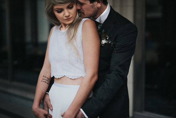 Bridal crop top | Wedding & Party Ideas | 100 Layer Cake