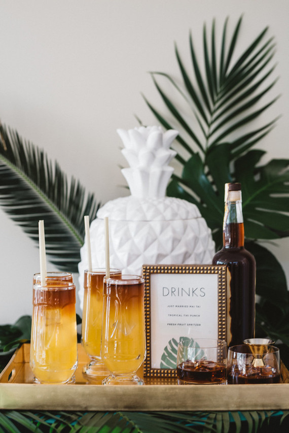 Tropical cocktail bar | Wedding & Party Ideas | 100 Layer Cake