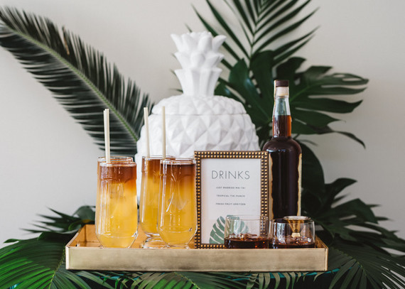 Tropical cocktail bar | Wedding & Party Ideas | 100 Layer Cake