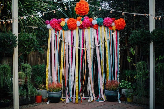 Mexican wedding backdrop | Wedding & Party Ideas | 100 Layer Cake