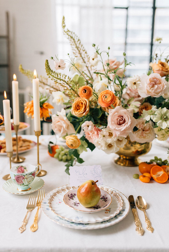 Vintage place setting | Wedding & Party Ideas | 100 Layer Cake