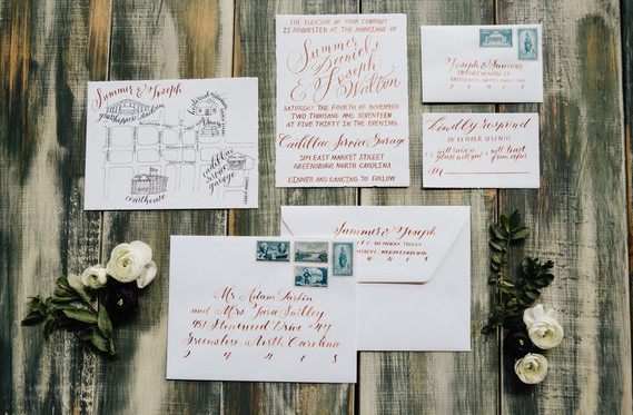 Hand lettered invitations | Wedding & Party Ideas | 100 Layer Cake