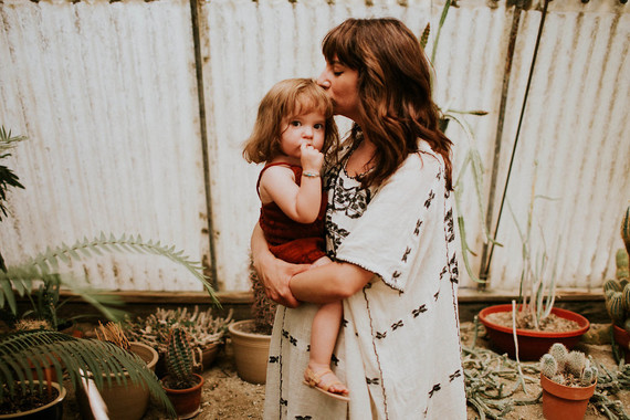 bohemian mother-daughter photos | Wedding & Party Ideas | 100 Layer Cake