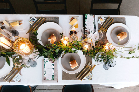 Modern place settings | Wedding & Party Ideas | 100 Layer Cake