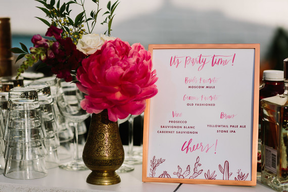 Cocktail menu | Wedding & Party Ideas | 100 Layer Cake