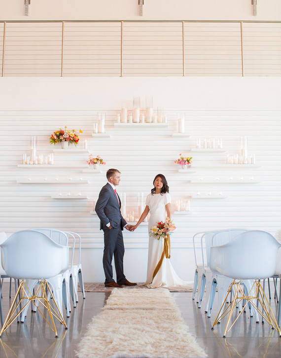 Modern wedding ceremony | Wedding & Party Ideas | 100 Layer Cake