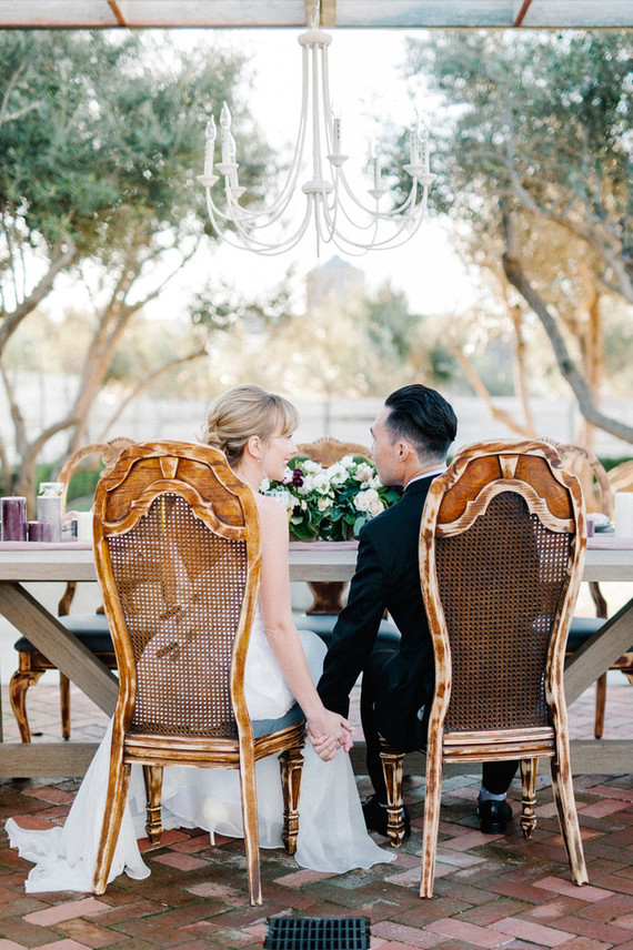 Elegant bride and groom chairs | Wedding & Party Ideas | 100 Layer Cake