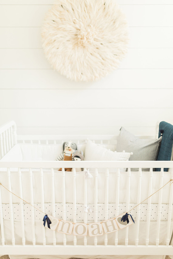 Modern white boy's nursery | Wedding & Party Ideas | 100 Layer Cake
