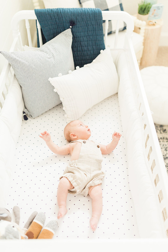 Modern white boy's nursery | Wedding & Party Ideas | 100 Layer Cake