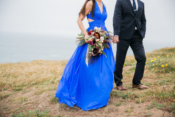 Blue dress engagement photos | Wedding & Party Ideas | 100 Layer Cake