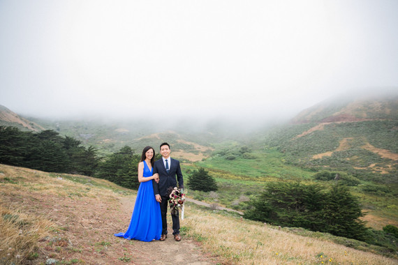Blue dress engagement photos | Wedding & Party Ideas | 100 Layer Cake