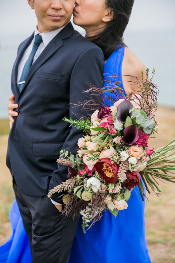 Blue dress engagement photos | Wedding & Party Ideas | 100 Layer Cake