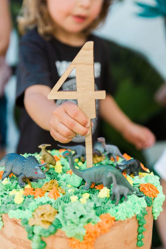 Modern prehistoric dinosaur 4th birthday | Wedding & Party Ideas | 100 ...