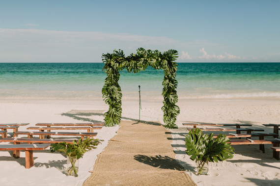 rustic tropical all white wedding in Tulum | Wedding & Party Ideas ...