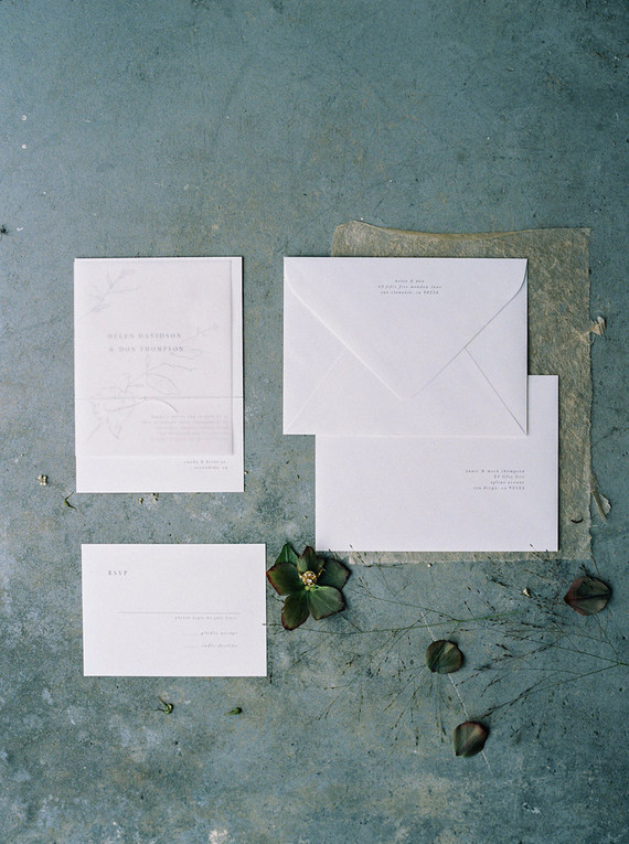 minimal wedding invitations | Wedding & Party Ideas | 100 Layer Cake