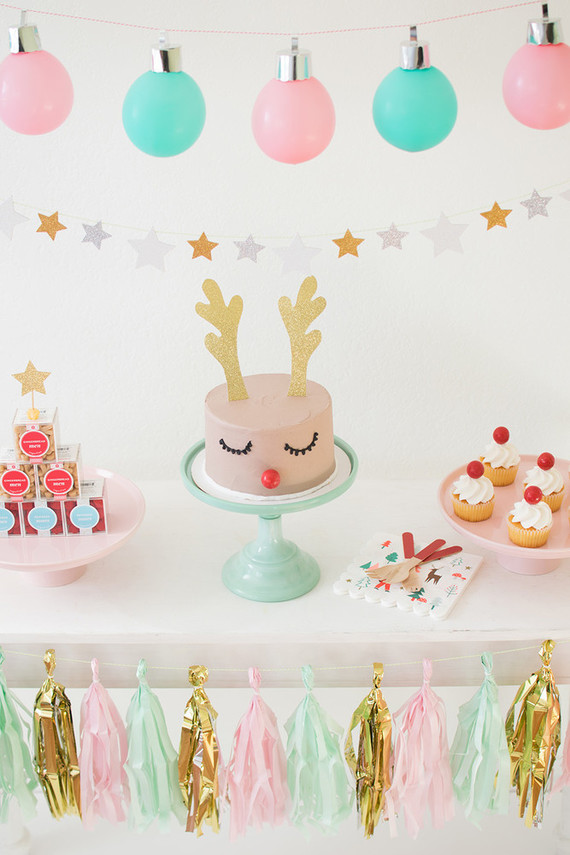 Bright festive cookie decorating party on 100 Layer Cakelet | Wedding ...