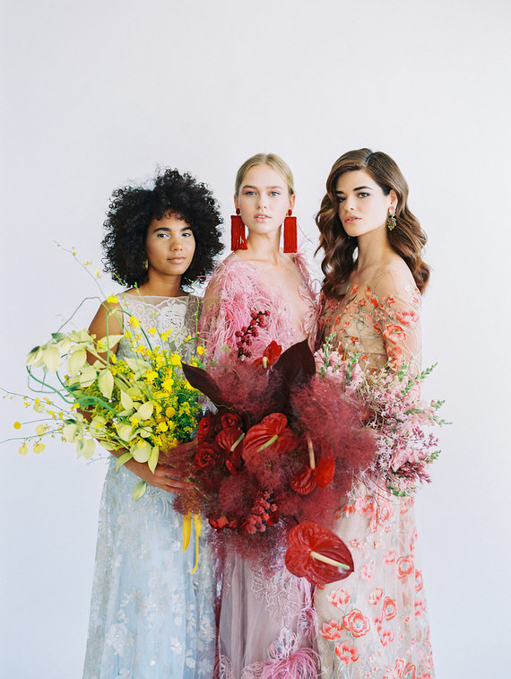 Floral fashion-forward wedding editorial | Wedding & Party Ideas | 100 ...