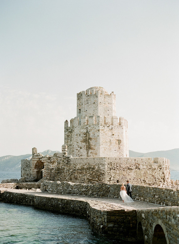 Ancient greek castle elopement at Methoni Castle | Wedding & Party ...