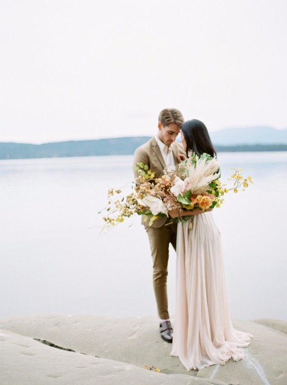 Serene modern Galiano Island wedding inspiration | Wedding & Party ...