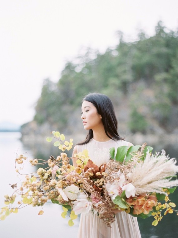 Serene modern Galiano Island wedding inspiration | Wedding & Party ...
