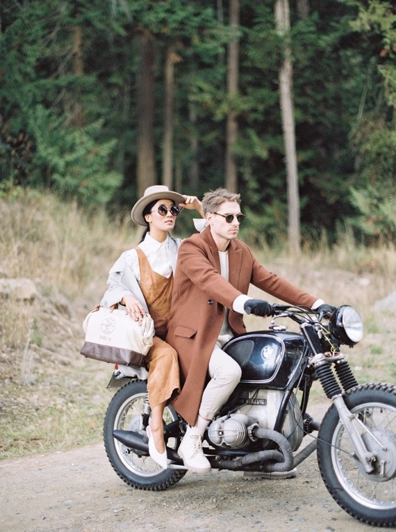 Stylish mod engagement photos on Galiano Island | Wedding & Party Ideas ...