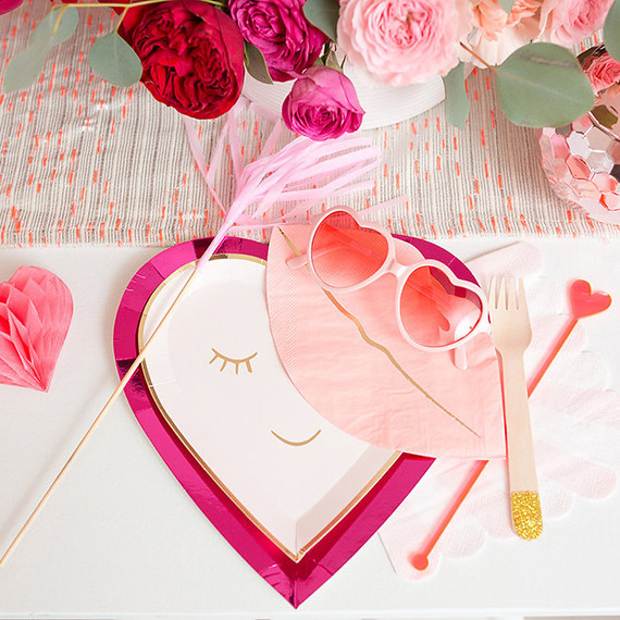 Pink and red floral Valentine's Day party | Wedding & Party Ideas | 100 ...