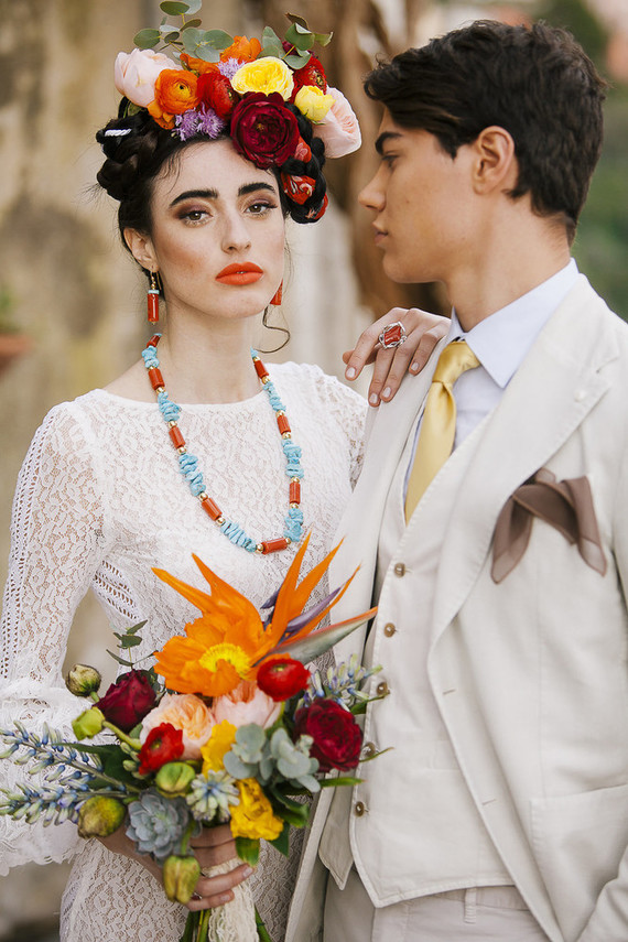 Frida Kahlo inspired wedding on the Amalfi Coast | Wedding & Party ...