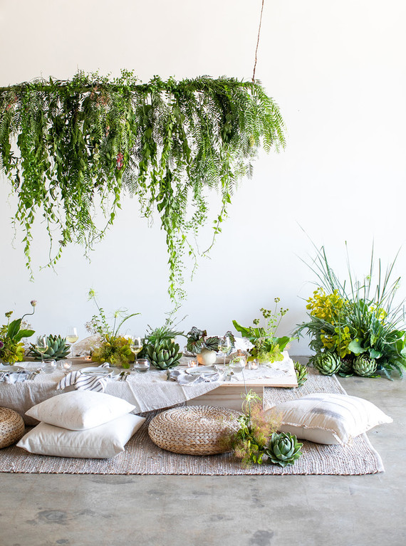 Garden inspired dinner party | Wedding & Party Ideas | 100 Layer Cake