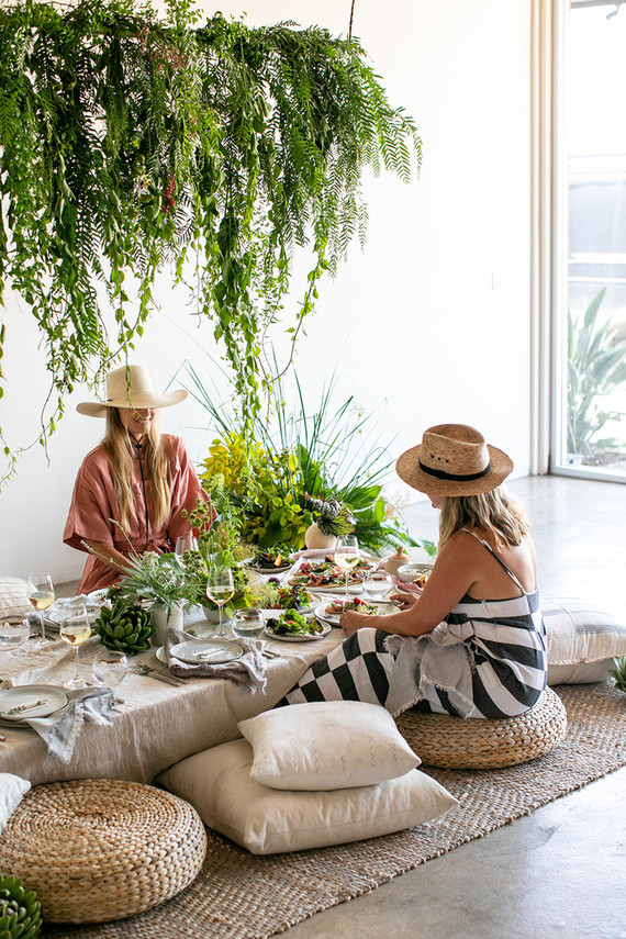 Garden inspired dinner party | Wedding & Party Ideas | 100 Layer Cake