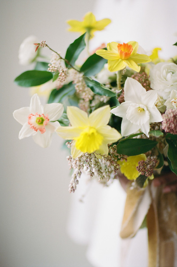 Blush + yellow wedding inspired by daffodils | Wedding & Party Ideas ...