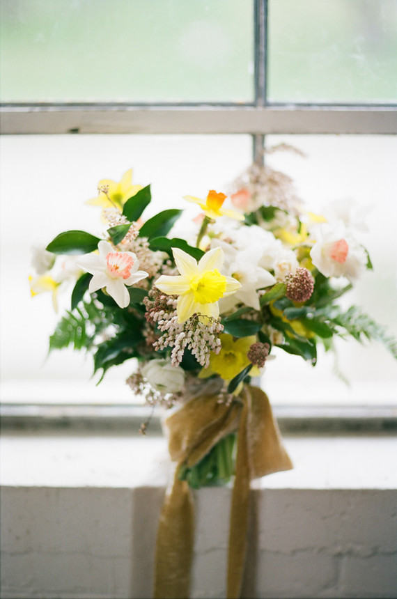 Blush + yellow wedding inspired by daffodils | Wedding & Party Ideas ...