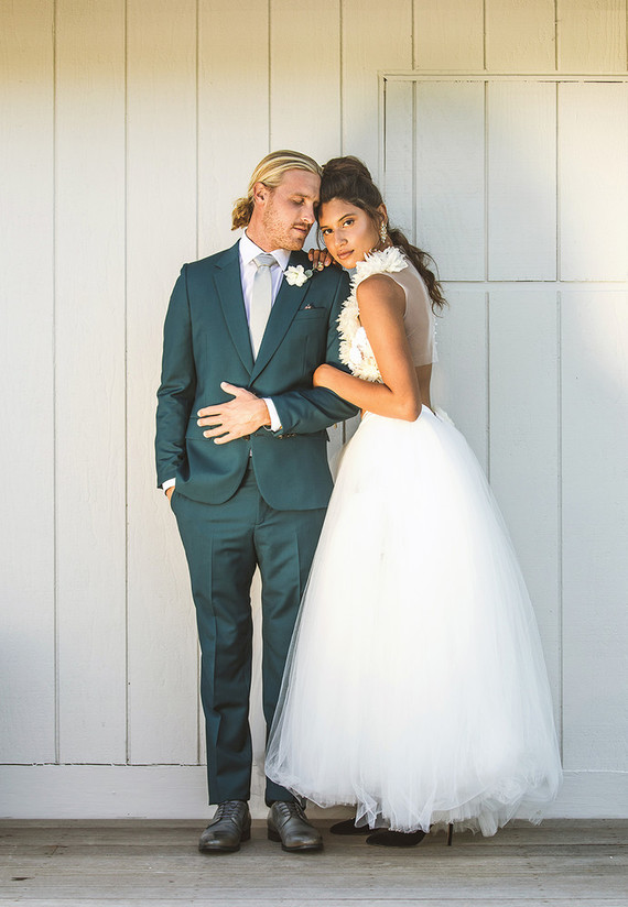 Surf inspired beach wedding in Montauk with the world's cutest dress ...