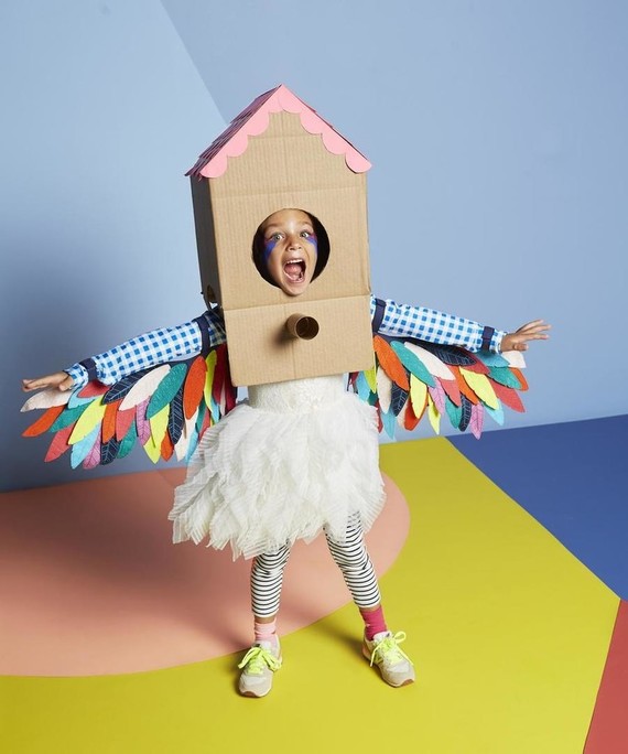 Cardboard Costume for Halloween | Wedding & Party Ideas | 100 Layer Cake