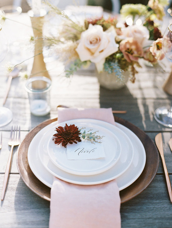 Fall place setting | Wedding & Party Ideas | 100 Layer Cake